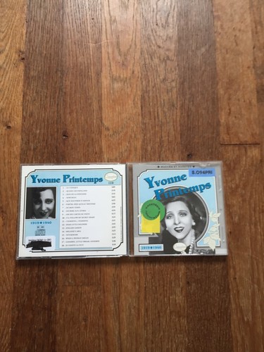 CD MUSIQUE ALBUM YVONNE PRINTEMPS succes raretes 1919 1940 | eBay