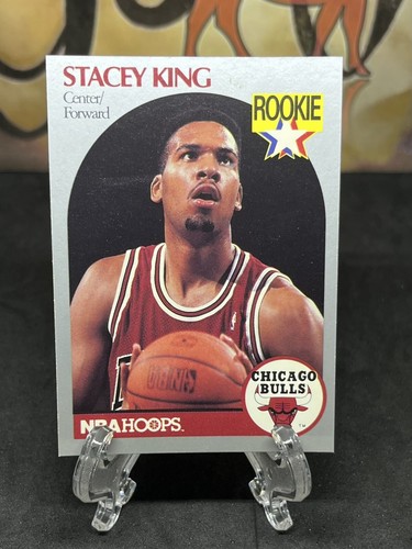 1990-91 NBA Hoops Stacey King RC #66 Chicago Bulls | eBay