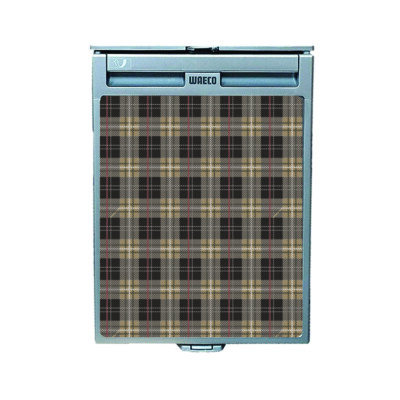Waeco CRX50 Vinyl Fridge Sticker Wrap Print Tartan Beige Brown | eBay UK