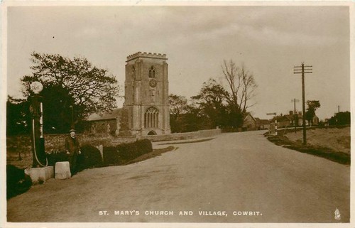Cowbit Lincolnshire England St. Mary's Church And Village OLD PHOTO | eBay