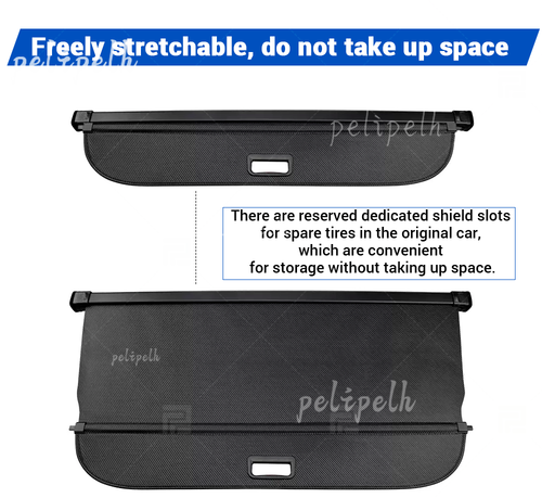 Fit Range Rover Velar 2018-23 Retractable Trunk Cargo Cover Luggage ...