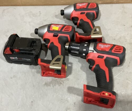 Lot Of 3 Milwaukee Model 2656-20 And 2606-20 With 3AH Battery | eBay