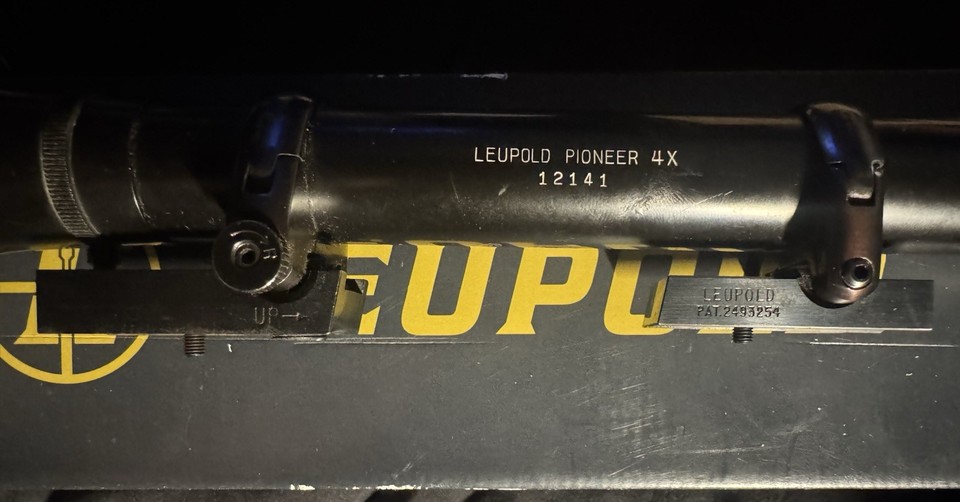 Vintage Leupold Pioneer 4X Rifle Scope - German Reticle | eBay