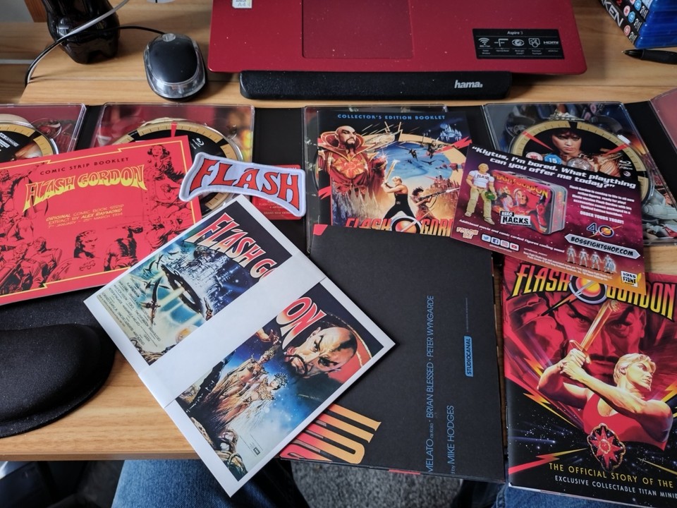 Flash Gordon (1980) 4K UHD & Blu ray Collector's Edition 5 disc set ...