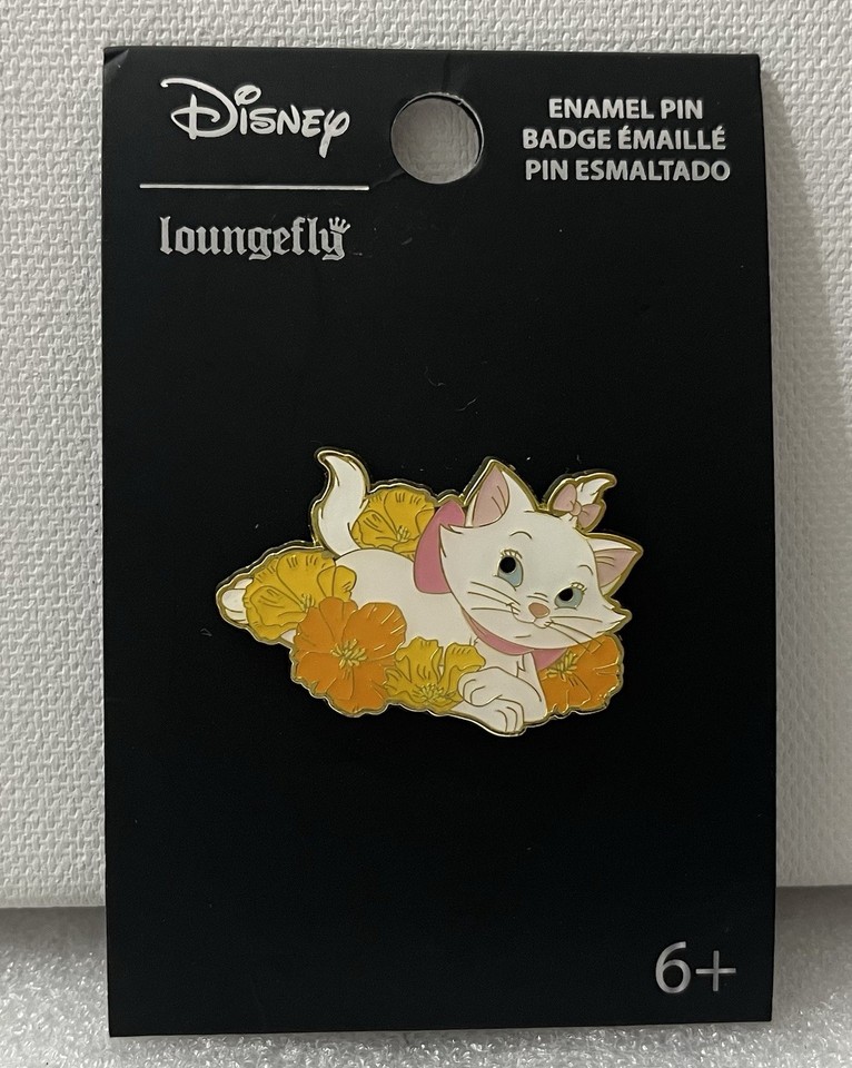 DISNEY ARISTOCATS MARIE POPPY PIN DISNEY LOUNGEFLY ARISTOCATS MARIE PIN ...