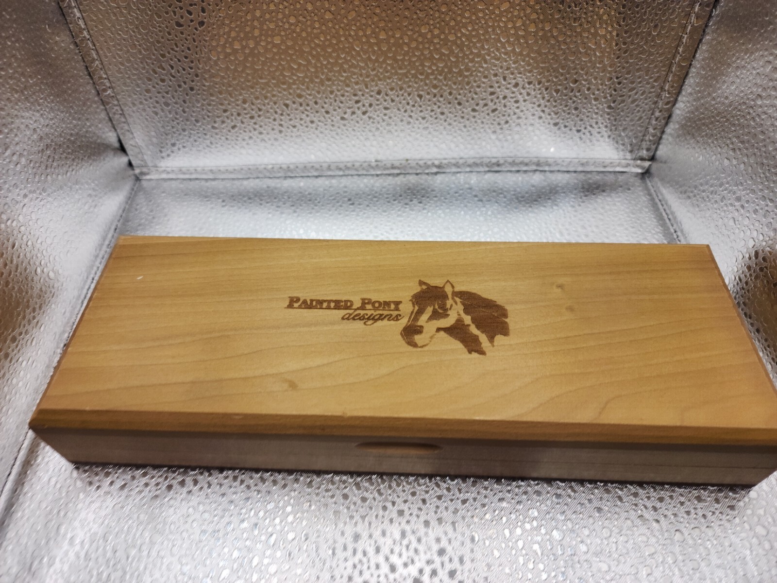 Authentic Michael Prater Painted Pony Custom Buck 110 Knife | eBay