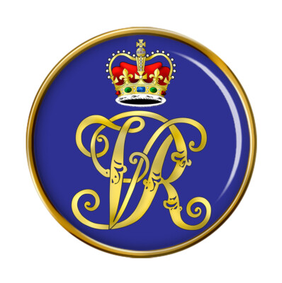 Monogram of Queen Victoria Pin Badge | eBay UK