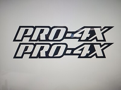 Compatible with Nissan FRONTIER .. PRO 4X LOGOS .. VINYL Graphic Decals ...