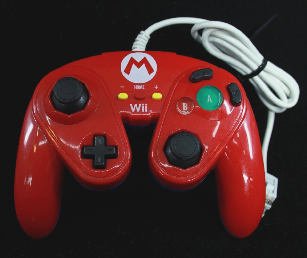 PDP - Nintendo Wii Red/Blue Mario Wired Fight Pad GameCube Controller ...