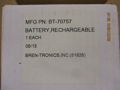 BT-70757 BREN-TRONICS 2.2AH RECHARGEABLE, LITHIUM-ION BATTERY BRAND NEW ...