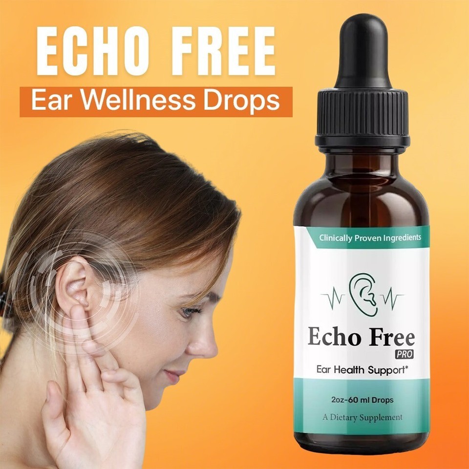 (1 Pack) Echo Free Pro Healthy Ear Support – Echo Free Pro Liquid Drops ...