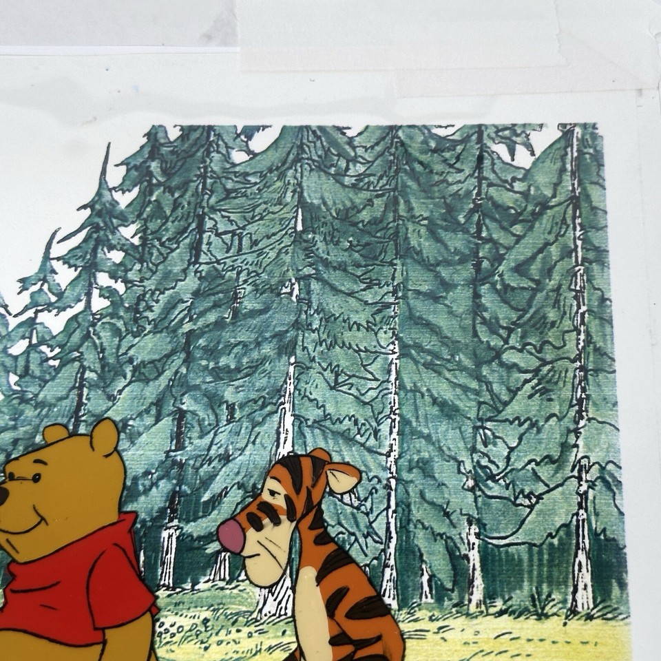 Disney Winnie The Pooh Original Production Animation Cel Tigger ...