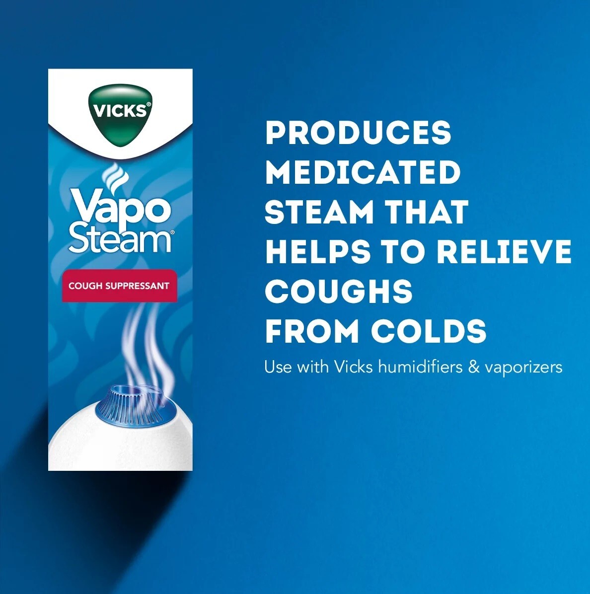 Vicks VapoSteam, For Use in Vicks Vaporizers and Humidifiers, 8 fl oz ...