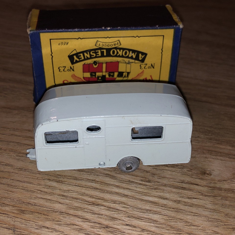 Matchbox Moko Lesney No. 23 BERKELEY CAVALIER Caravan Boxed. very Near ...