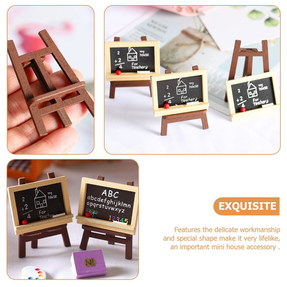 Easel Model Decorative Blackboard Tabletop Mini Easels for Display ...