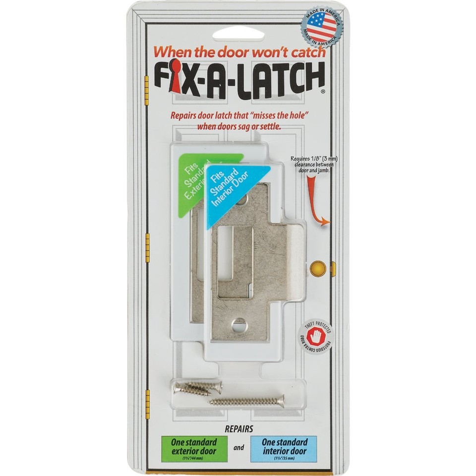 Prime-Line Fix-A-Latch Satin Nickel Repair Kit (2-Pack) FAL2SN PRIME ...