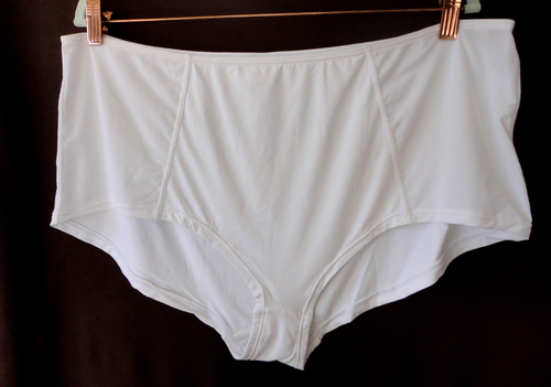 BREEZIES White big girl brief Panties Plus Size 15 Ultim=Air lining NIP ...