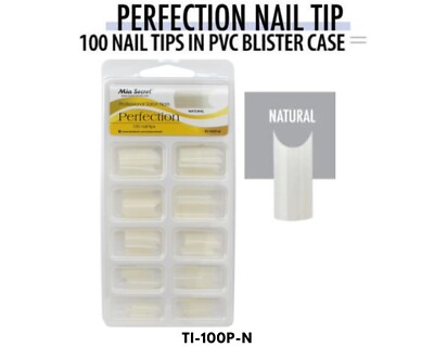 Mia Secret Professional Salon Nails Perfection Tips(Natural) 100pcs ...