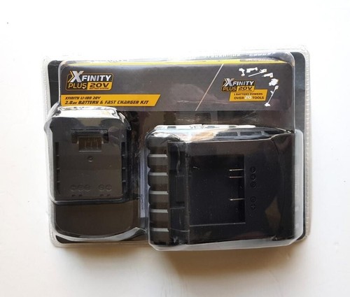 Xfinity + Battery & Fast Charger Kit, 20V Li-Ion. Gardenline Ferrex ...