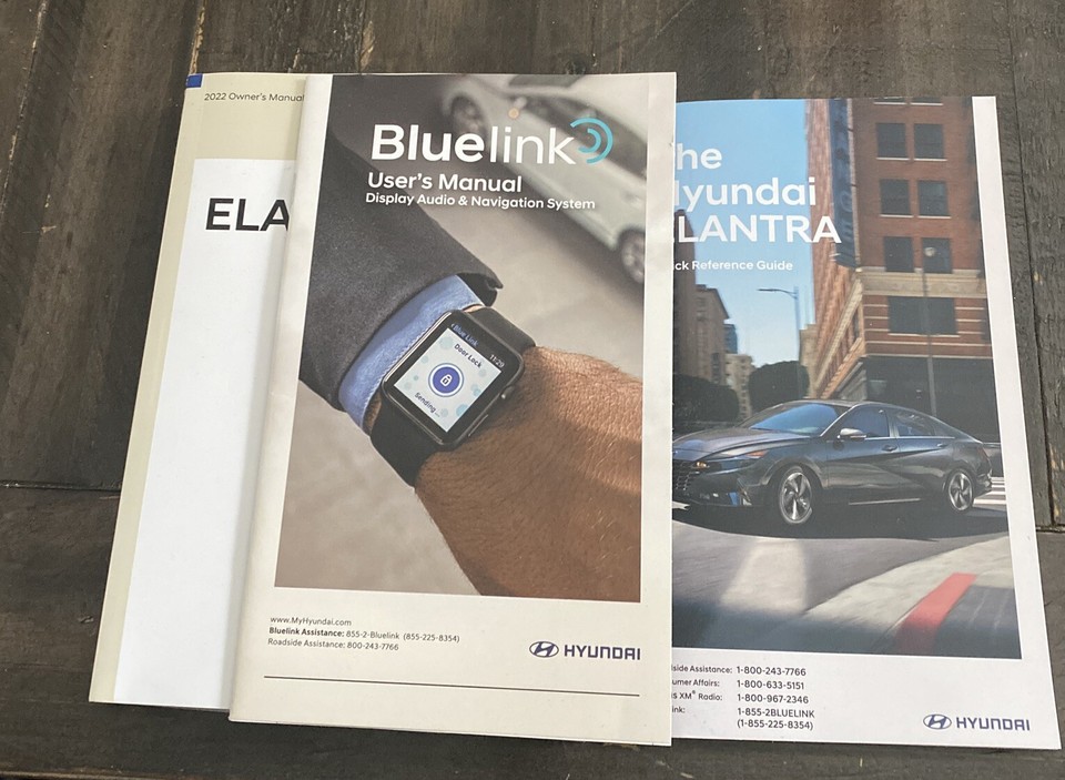 OEM 2022 Hyundai Elantra Owner's Manual Book Owners Information Booklet ...