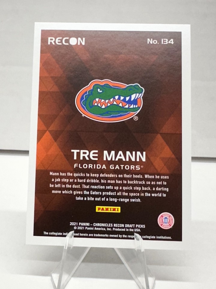 2021 Panini Chronicles Recon Draft Picks #134 Tre Mann RC Florida ...