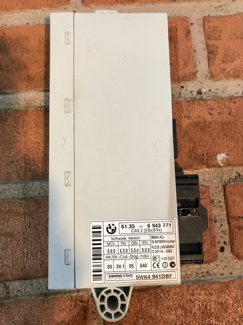 Genuine BMW E90 E91 3 Series CAS Immobiliser Control Unit for sale ...