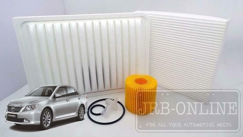 Suits Toyota CAMRY ACV50 2ARFE 2.5L 2011~17 OIL AIR CABIN FILTER ...