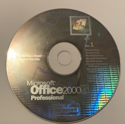 Microsoft Office 2000 Professional - Full Version for Windows for New ...
