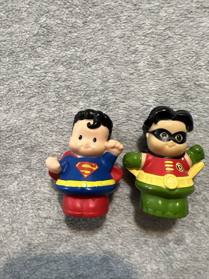 Little People DC Super Hero Friends Robin Superman 2011 Figures | eBay
