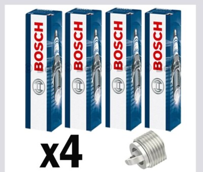 4x Bosch Platinum Spark Plugs for MINI R56 1.4 1.6 09->13 N12 B16 A N16 ...