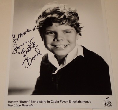 TOMMY "BUTCH" BOND / LITTLE RASCALS / 8 X 10 B&W AUTOGRAPHED PHOTO | eBay
