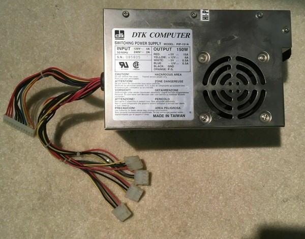 DTK Computer at PC Motherboard Power Supply Ptp-205 200w for sale ...