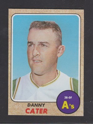 1968 TOPPS BASEBALL # 535 DANNY CATER NRMT INV A2277 | eBay