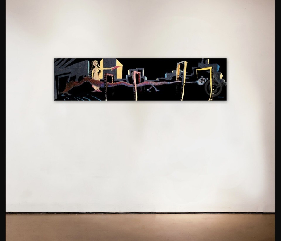 Dr Seuss Art Print Surly Cat Being Ejected Ted Geisel | eBay