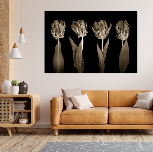 3D Silver Petals A005 Wall Stickers Wall Murals Wallpaper Assaf Frank ...