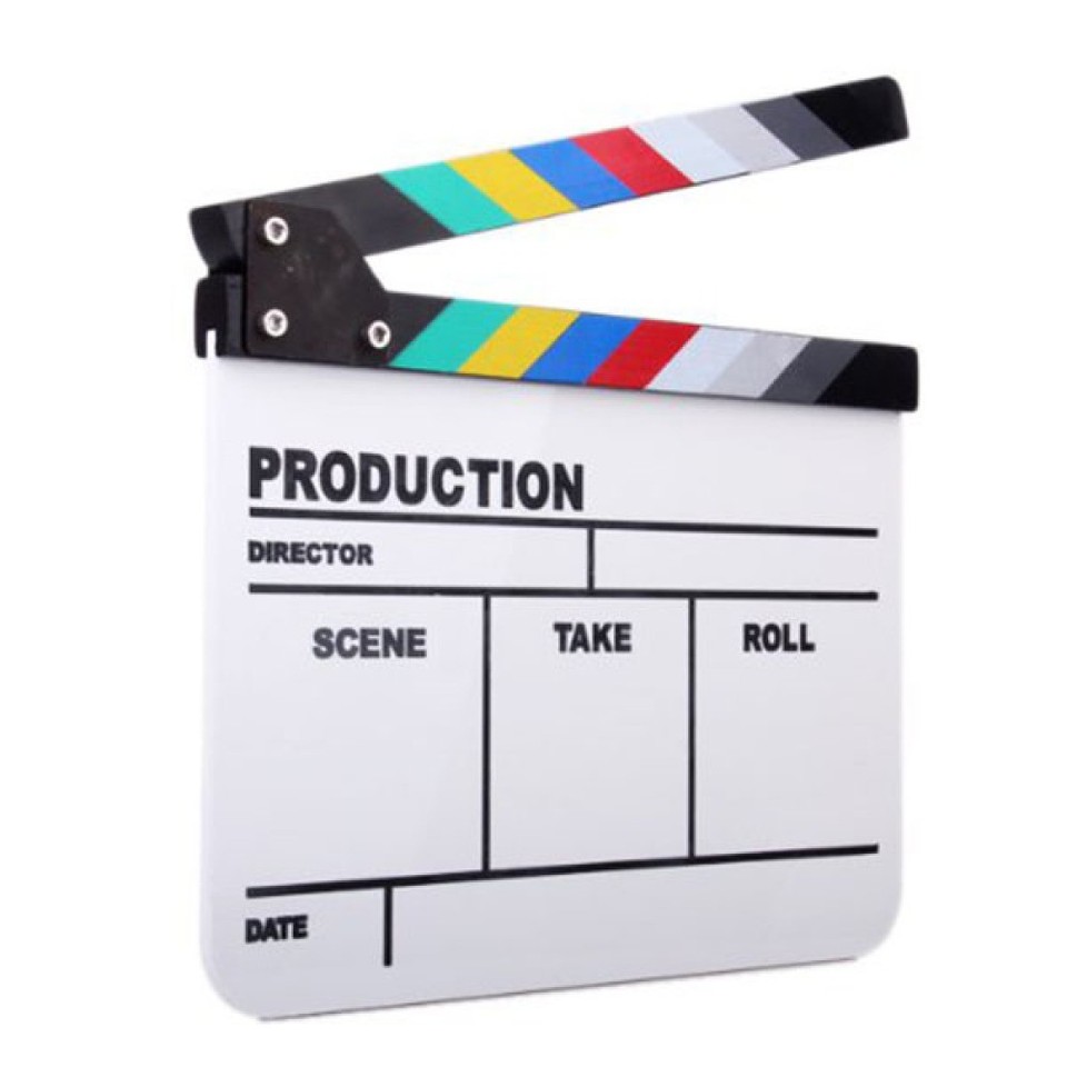 Movie Clapstick Directors Clapboard English Version Clapper for Filming ...