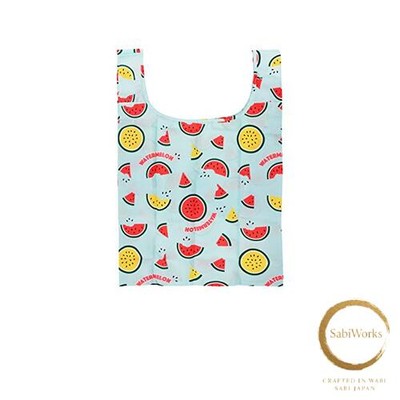 New Marushin Eco Bag yup! Yummy Watermelon Food Funny Foldable Storage ...