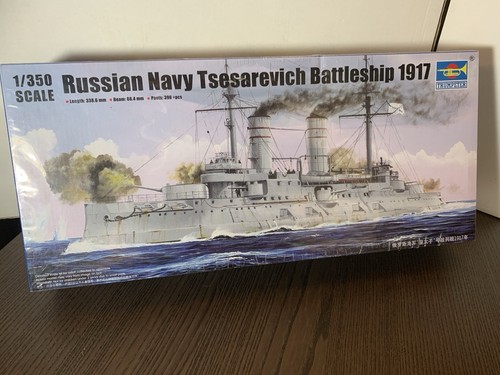 Trumpeter Scale Models 5337 1/350 Russian Navy Tsesarevich Battleship 1917 Model | eBay