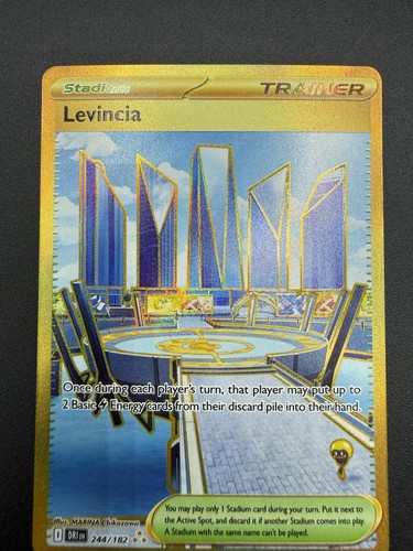 Levincia 244/182 Sv10: Destined Rivals Holo Hyper Rare Gold | eBay
