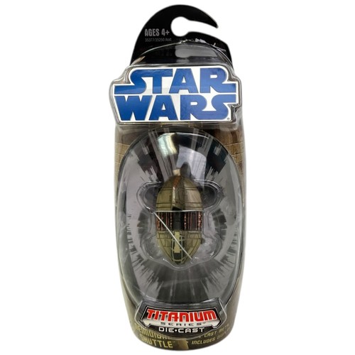 Star Wars Titanium Series Die Cast Neimoidian Shuttle 2009 Hasbro New ...