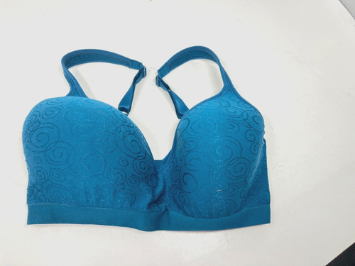 Bali Padded BRA SIZE 36D Wireless, Dark Teal, Embroidered | eBay