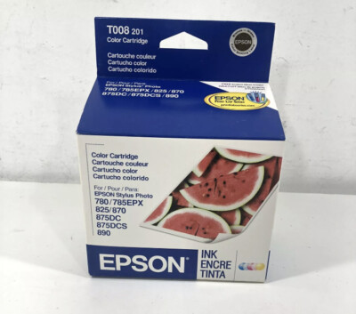 Epson T008 ~ Tri-Color Ink Cartridge T008201 ~New ~ EXP 2007-2008 | eBay