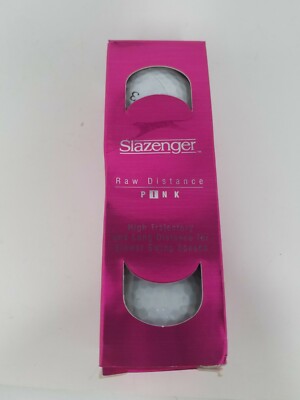 Slazenger Raw Distance Pink Golf Balls New in Sleeve - Women's Golf ...