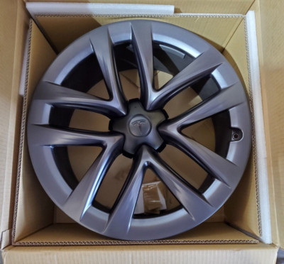 Original Finish Tesla 21" Model S Plaid Arachnid OEM Factory Wheel Rim ...