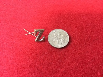 CIVIL WAR ERA LETTER Z WITH ATTACHMENT PIN | eBay