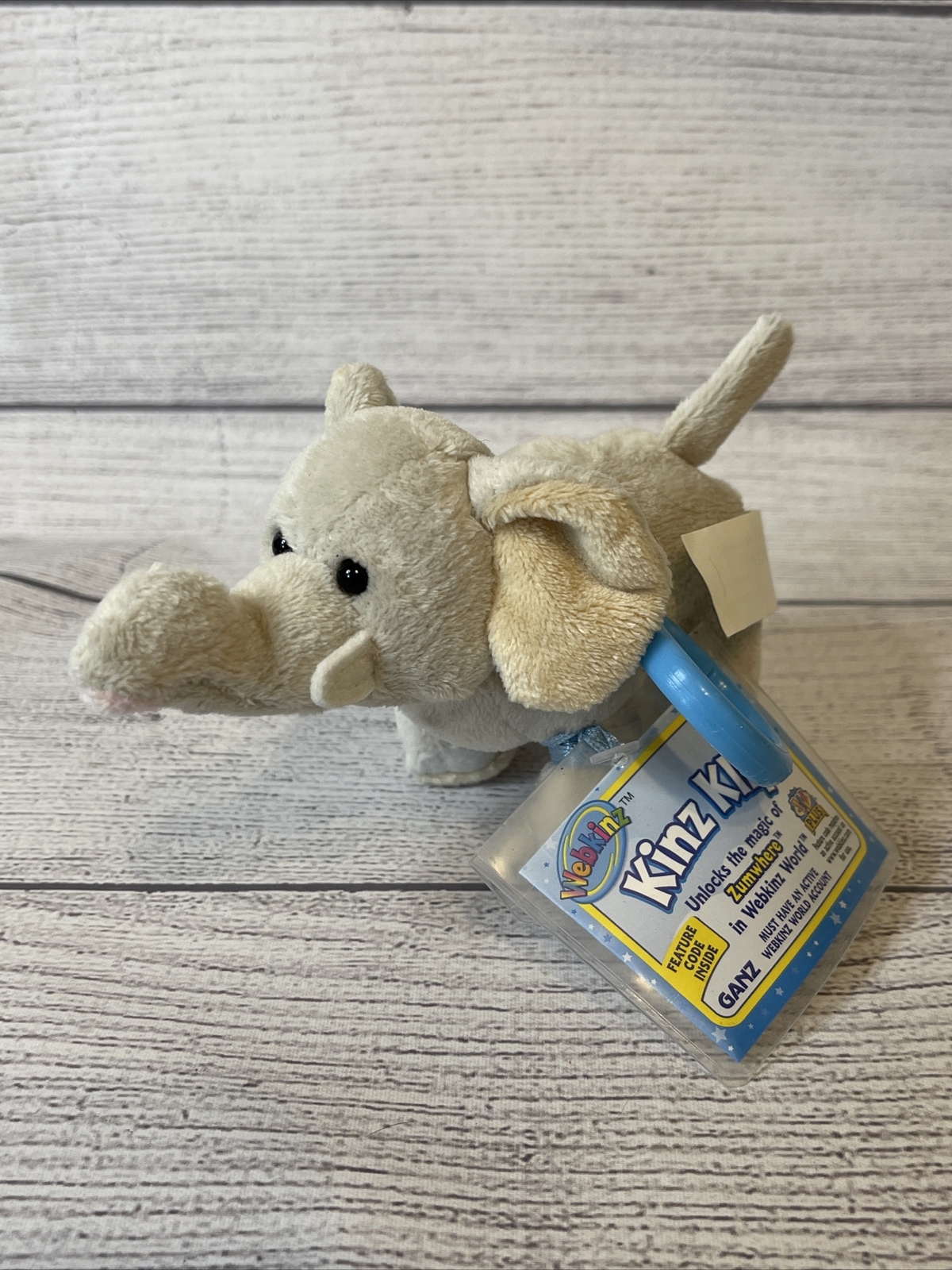 Velvety Elephant 6in Webkinz Kinz Klip Charm Clip Code WE000733 for ...