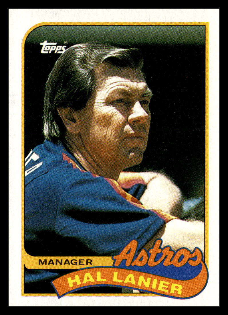 1989 Topps #164 Hal Lanier Houston Astros Baseball Card | eBay