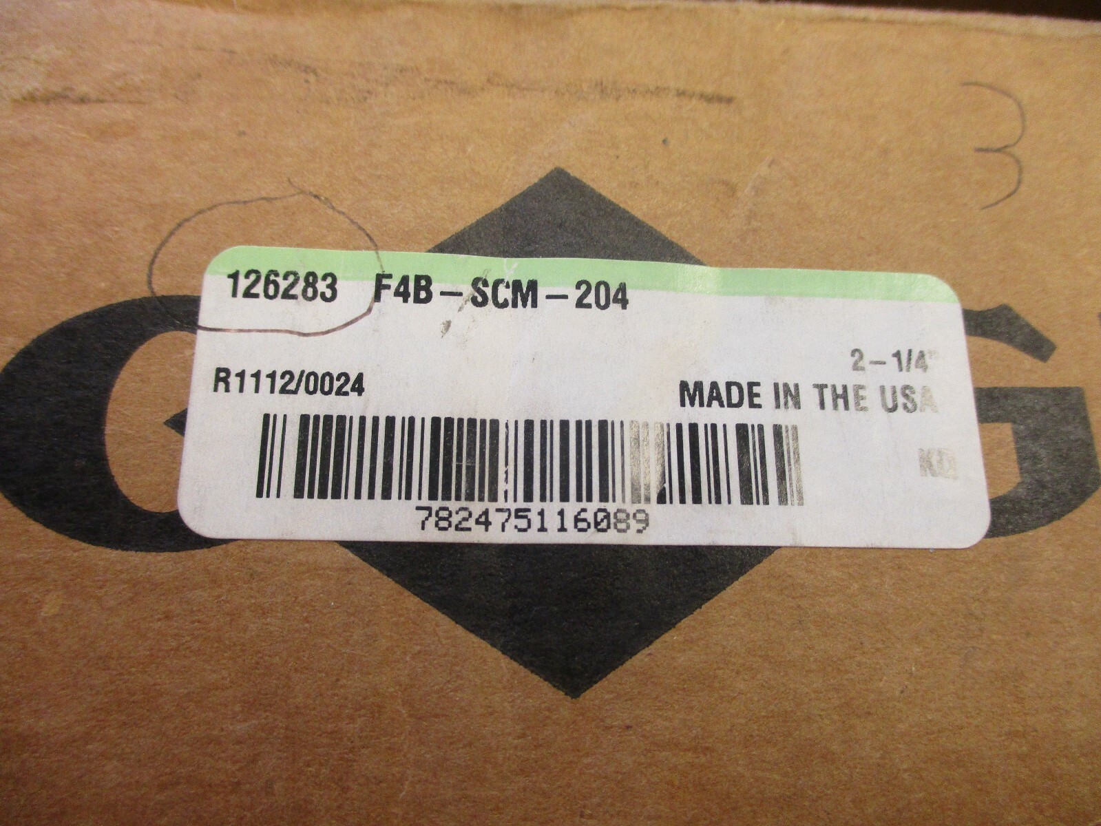 DODGE F4B-SCM-204 4-Bolt Cast Iron Flange Unit for sale online | eBay