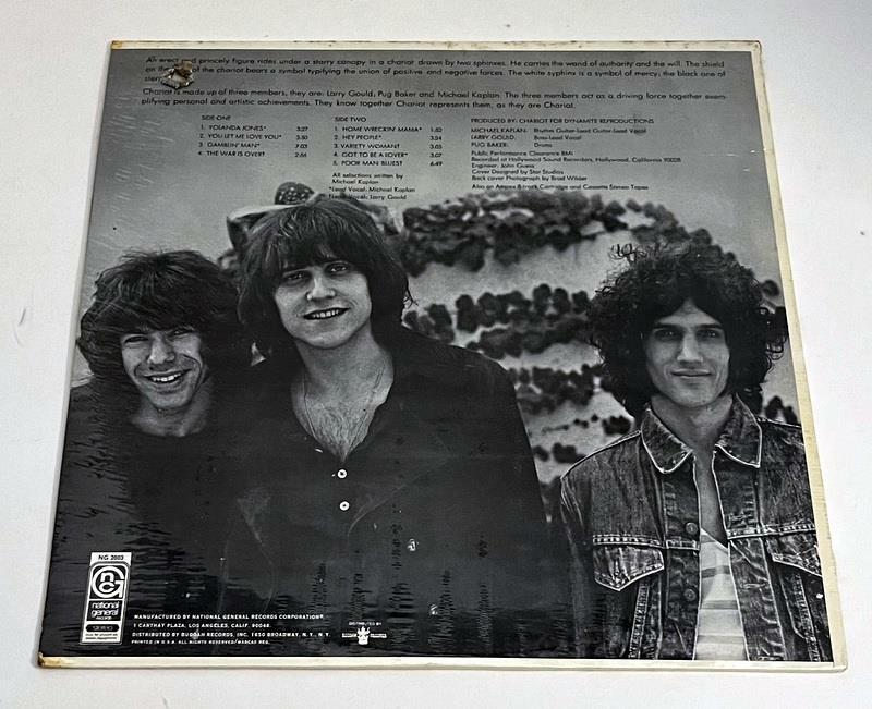 Chariot Self Titled LP 1971 National General Records NG-2003 SEALED | eBay