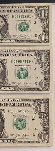 (5) 2013 B SERIES, STAR NOTES, (not duplicate). | eBay